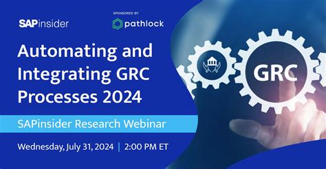 Pathlock And Sapinsider Webinar On Grc Best Practices Pathlock Posted On The Topic Linkedin