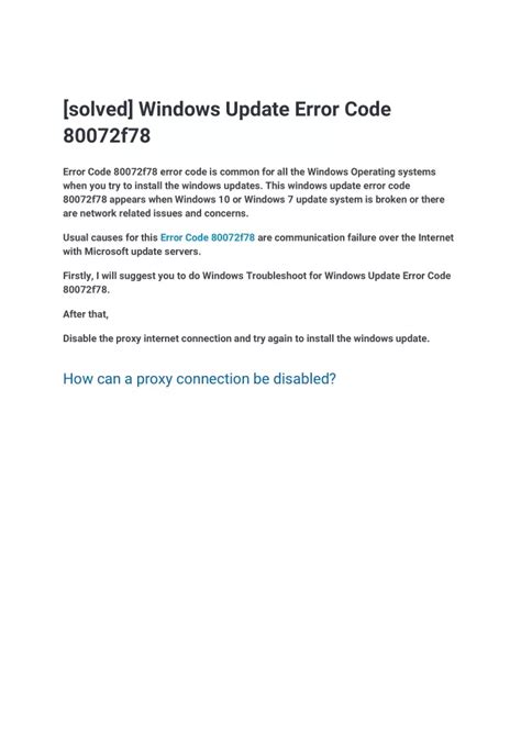 PPT Solved Windows Update Error Code F PowerPoint Presentation ID