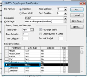 Fixes To Resolve MS Access Import Errors