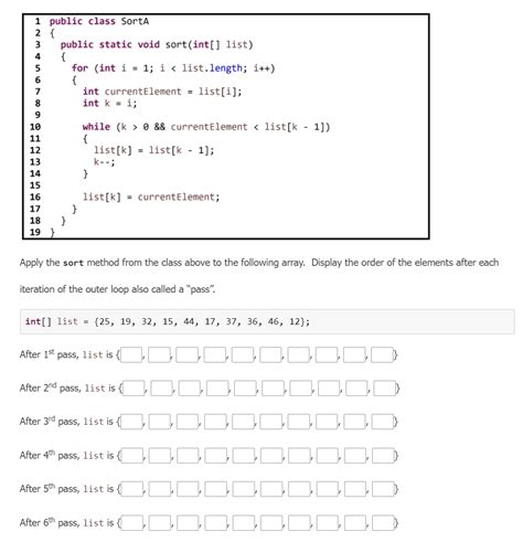 solved 1 public class sorta 2 { 3 public static void