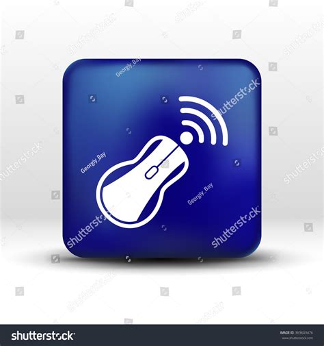 Wireless Mouse Button Web Icon Tool Click Royalty Free Stock Vector