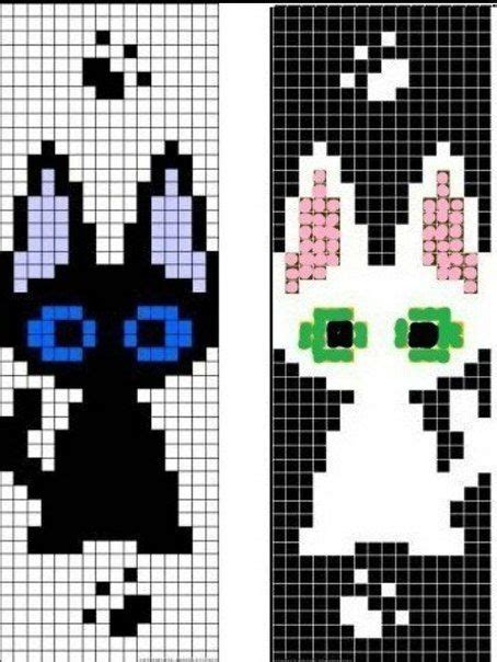 схемы фенечек из бисера на станке Узоры для вышивки крестиком Вышитые крестиком закладки Бисер