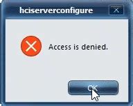Hciserverconfigure Error After Adding Domain To NT DS Configuration