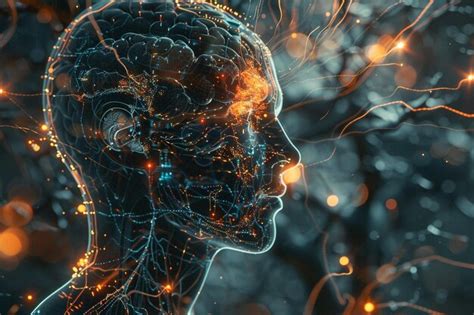 Premium Photo Brain Augmentation Technology Enhancing Cognitive