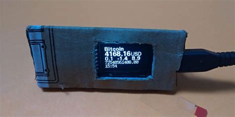 esp8266 from zero to diy bitcoin ticker showcase arduino forum