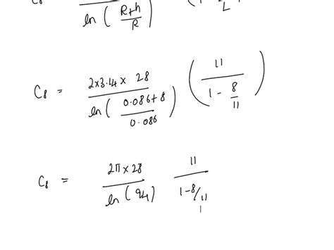 Solved A Concentric Cylindrical Capacitor Is Used As A Capacitive Transducer For Level