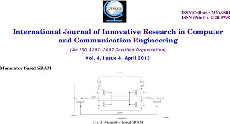 figure 3 from design of power efficient memristor based sram using