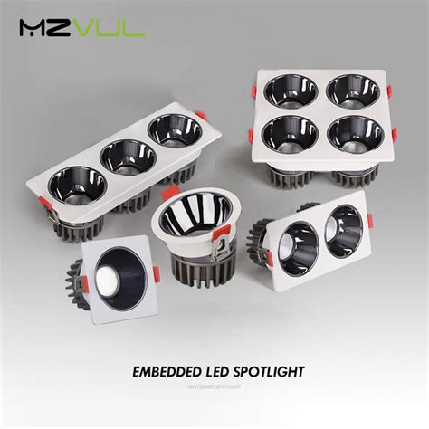 Recessed Led Downlight Dimmable Spot Light Bulb Replaceable No Flicker Led Lights For Sale