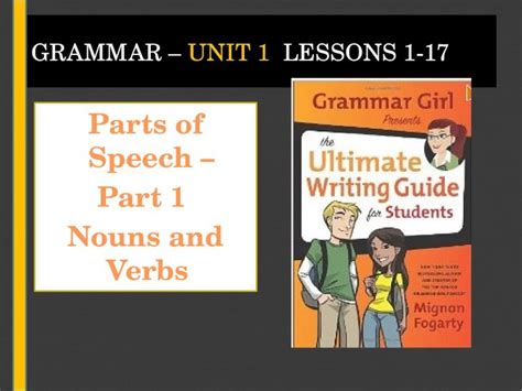 Pptx Grammar Unit 1 Lessons 1 17 Dokumen Tips