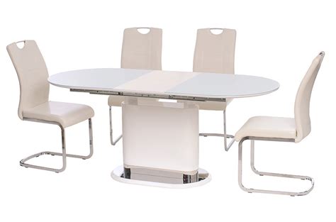 Стол купить МДФ+стекло ТМ-56, белый-белый, цена 9 938 грн., купить в ...