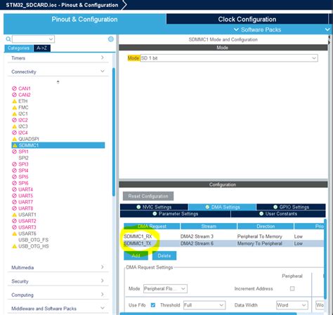 how to create a file system on an sd card using st stmicroelectronics community