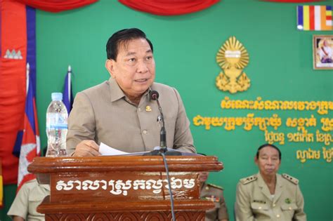 ក្រុមសមាជិកព្រឹទ្ធសភាប្រចាំភូមិភាគទី៣ ជួបសំណេះសំណាលជាមួយក្រុមប្រឹក្សាឃុំ សង្កាត់ ស្មៀន