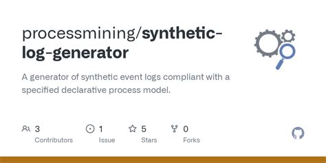 Github Processminingsynthetic Log Generator A Generator Of Synthetic Event Logs Compliant