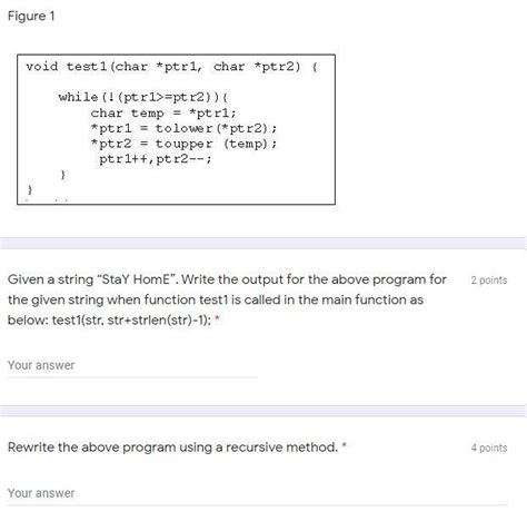 Solved Figure Void Test Char Ptri Char Ptr While Chegg