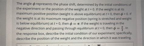 Solved The Angle O Represents The Phase Shift Determined By Chegg Com