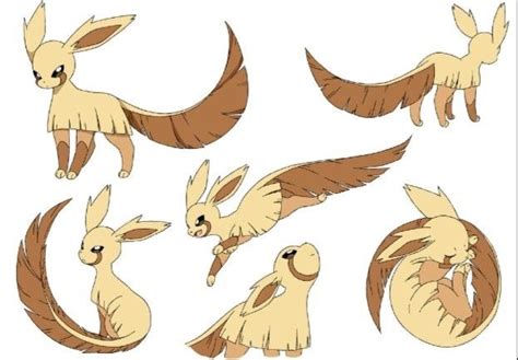 Flying Type Eeeveelution Pokemon Eevee Pokemon Breeds Pokemon Eevee Evolutions