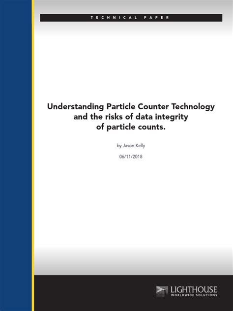 Understanding Particle Counter Technology And The Risks Of Data