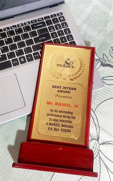 Rahul M On Linkedin Internship Design