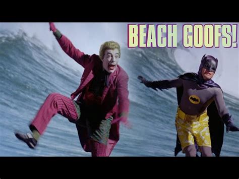 Adam West Batman Surfing