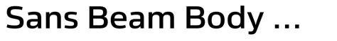 Sans Beam Body Medium Font Webfont And Desktop Myfonts