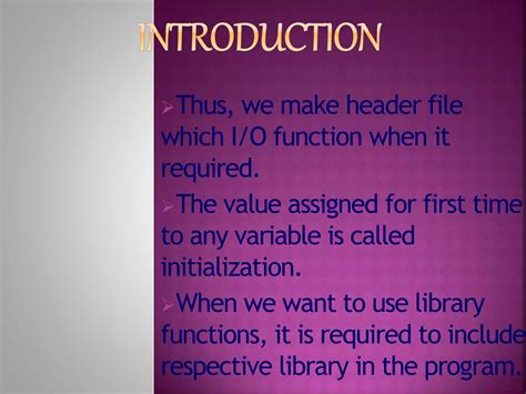 Managing Input And Output Operation In C Ppt