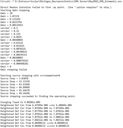 Help With Ltspice Transient Simulation Error Raskelectronics