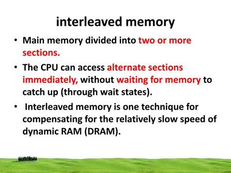 ppt memory interleaving powerpoint presentation free download id