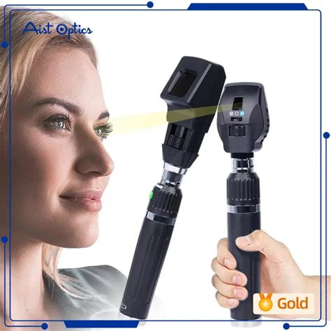 คุณภาพสูง Ophthalmic อุปกรณ์optical Refractometer Optometry ชาร์จโดยตรง Ophtalmoscope และ Streak