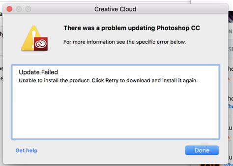 solved failed to update adobe cc no error code adobe community