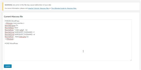 Easy Wordpress Htaccess Optimize Plugin Wp Missing