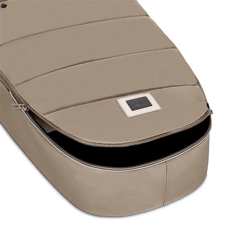 Cybex Platinum Footmuff Cozy Beige Winstanleys Pramworld