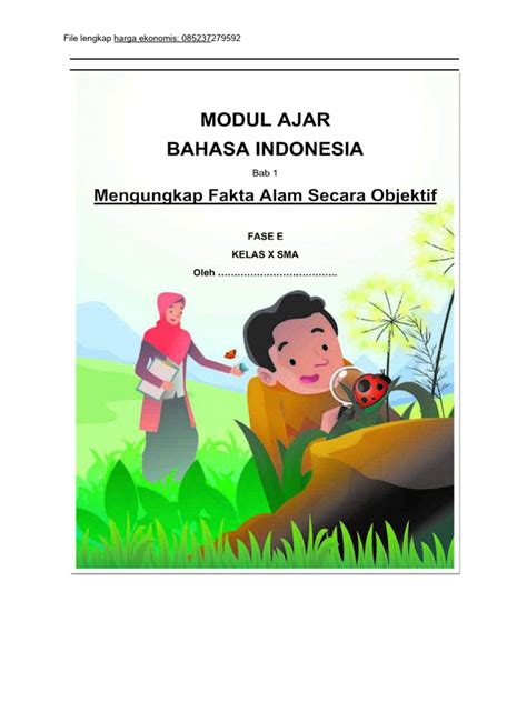 Cth Modul Ajar Ikm Kelas 10 Sma Pdf