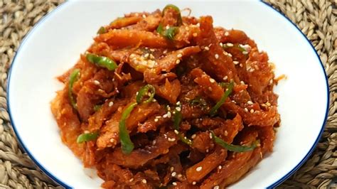 황태채무침 이렇게 드셔보세요 황태채 무침 맛있게 버무리는방법 무침요리 황태채무침요리 밑반찬요리 황태요리 황태채무침 만드는법 황태채무침 만드는방법 황태채무침 만들기 황금레시피