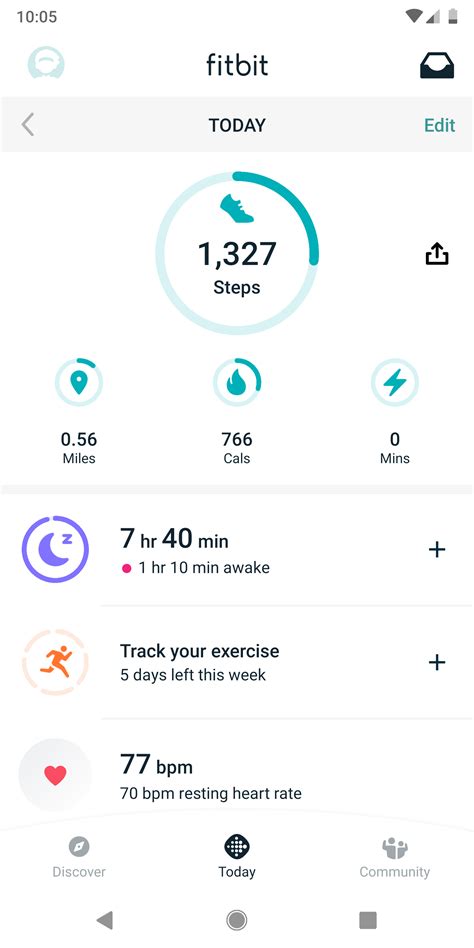 Fitbit Testing New App Ui With Consolidated Today Discover And