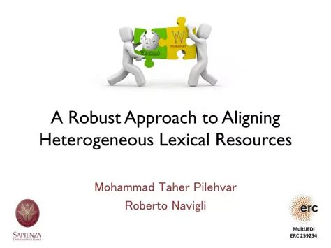 Ppt A Robust Approach To Aligning Heterogeneous Lexical Resources Powerpoint Presentation Id