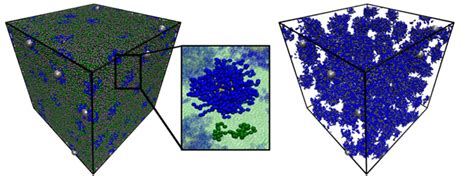 Simulation Snapshots Of Polymer Grafted Nanoparticles Silver Beads For Download Scientific