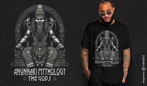 Anunnaki God T Shirt Design Vector Download