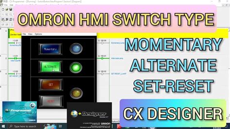 Cx Designer Explanation Difference Momentary Alternate Set And