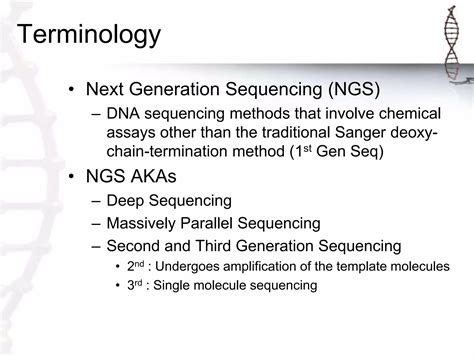 Basic Steps Of The NGS Method PPTX
