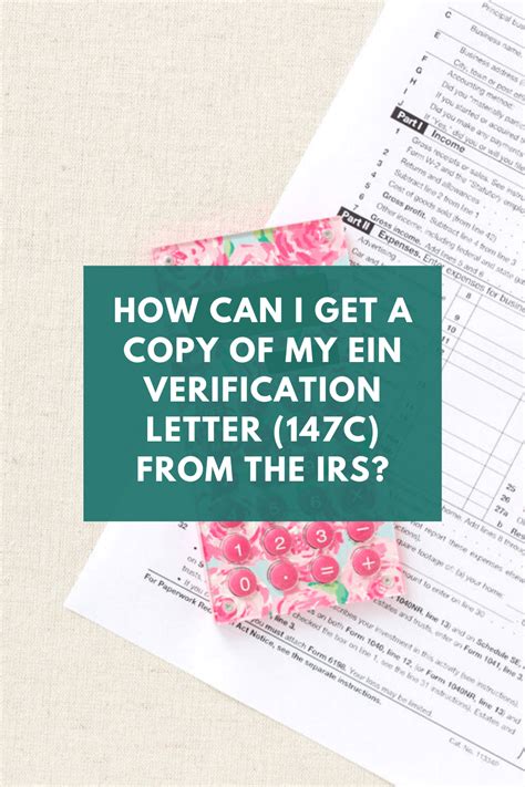 How To Obtain Ein Verification Letter Form 147c From The Irs