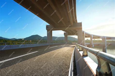 Premium Photo Cement Elevated Highway Overpass Bridge Infra Structure Isolated On White Background