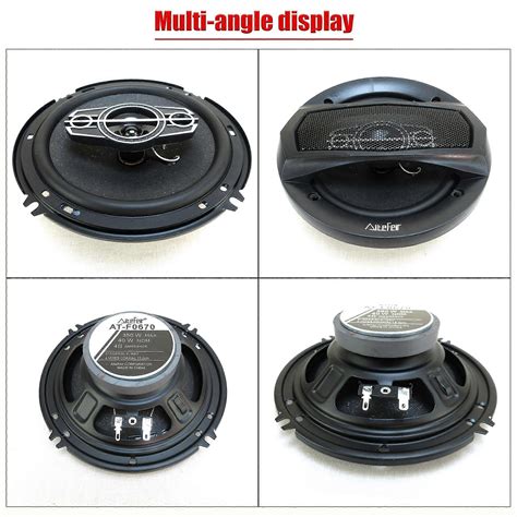 1-Pair 6Inch 700W 4-Way Car HiFi Coaxial Speaker With Dust Cover And ...