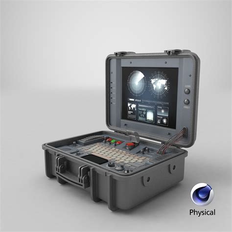 Nuclear Briefcase 3d Model 59 Gltf Obj Ma Max Upk Unitypackage