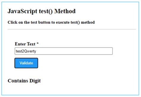 JavaScript Test How Does Test Method Works In JavaScript