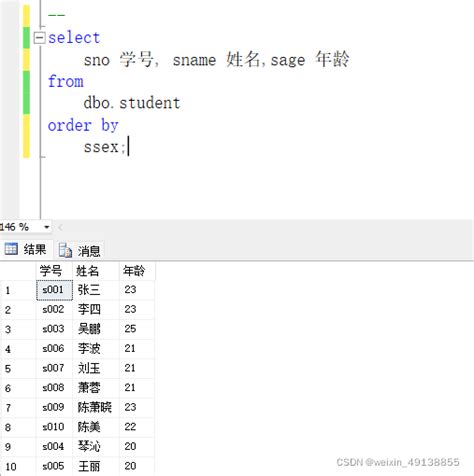 Sql Server中对数据进行排序sqlserver 排序 Csdn博客