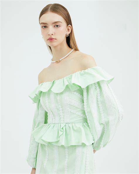 Ruffle Off Shoulder Top