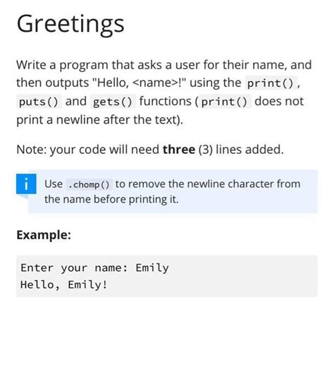 solved greetings write a program that asks a user for their