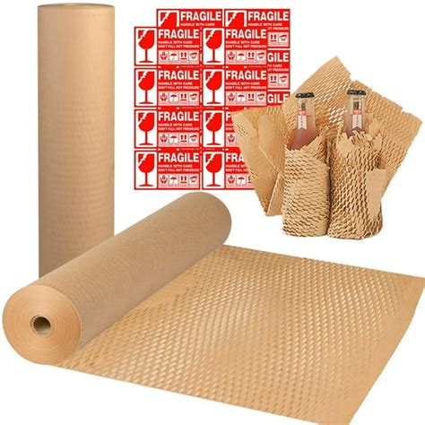 Naishier Honeycomb Packaging Paper 12in X 98 Tf Packing Paper