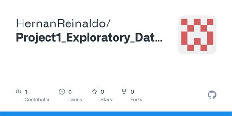Github Hernanreinaldoproject1exploratorydataanalysis