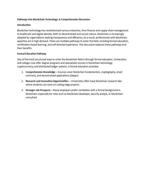 pathways into blockchain technology pdf